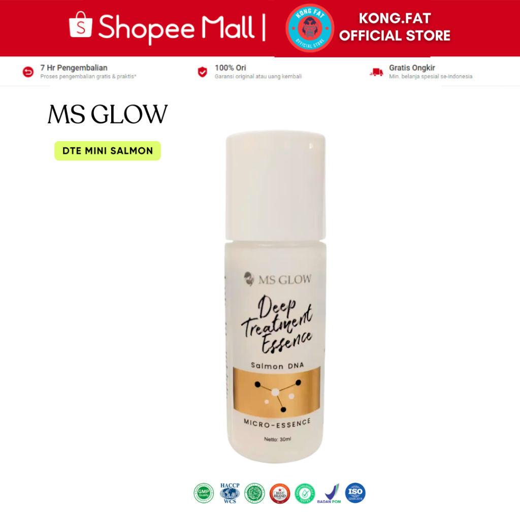 Jual MS GLOW Deep Treatment Essence MINI DTE SALMON 30 ML | Shopee ...