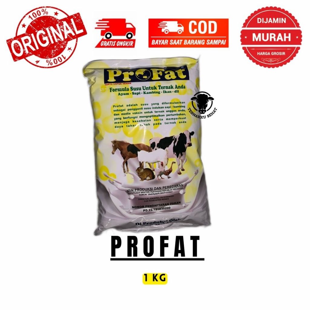 Jual PROFAT 1 KG - Susu Ternak Pengganti Susu Induk Untuk Sapi Kambing ...