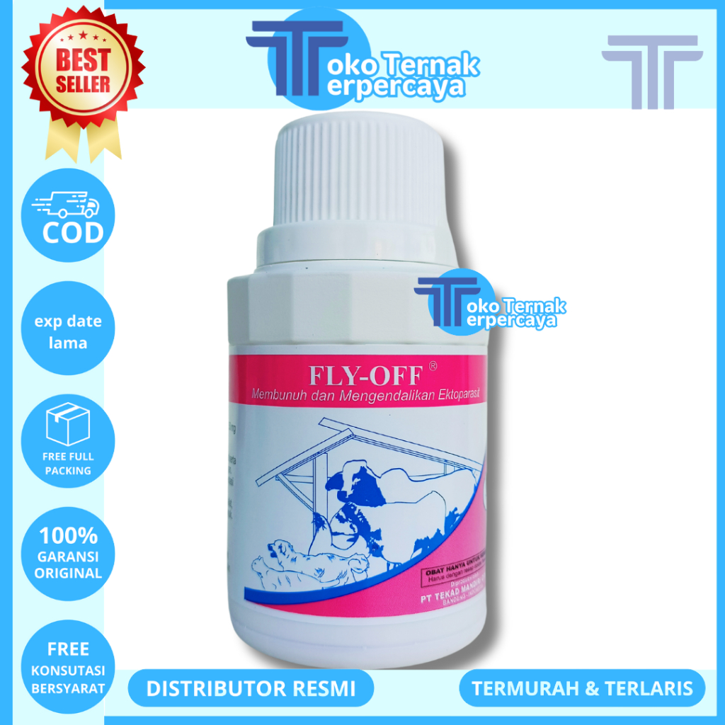 Jual FLY OFF 100ML - Obat Anti Lalat Kutu Nyamuk Pinjal Tungau Caplak ...