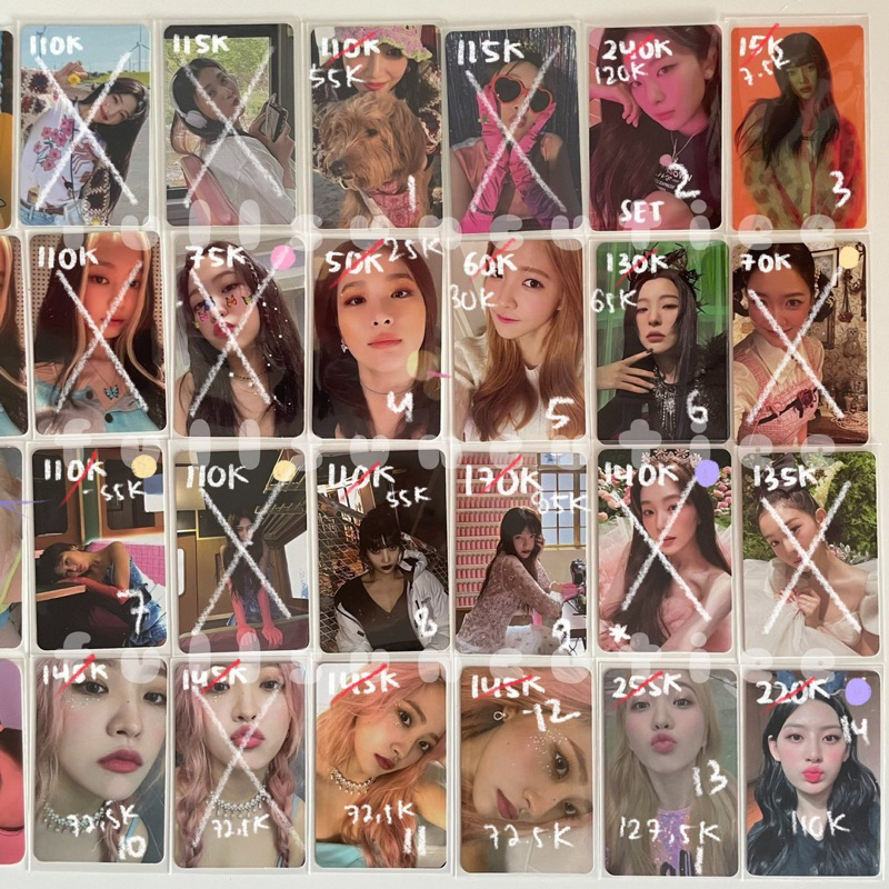 Jual [OBRAL] PHOTOCARD OFFICIAL GIRLGROUP GG AESPA RED VELVET KPOP | Shopee Indonesia