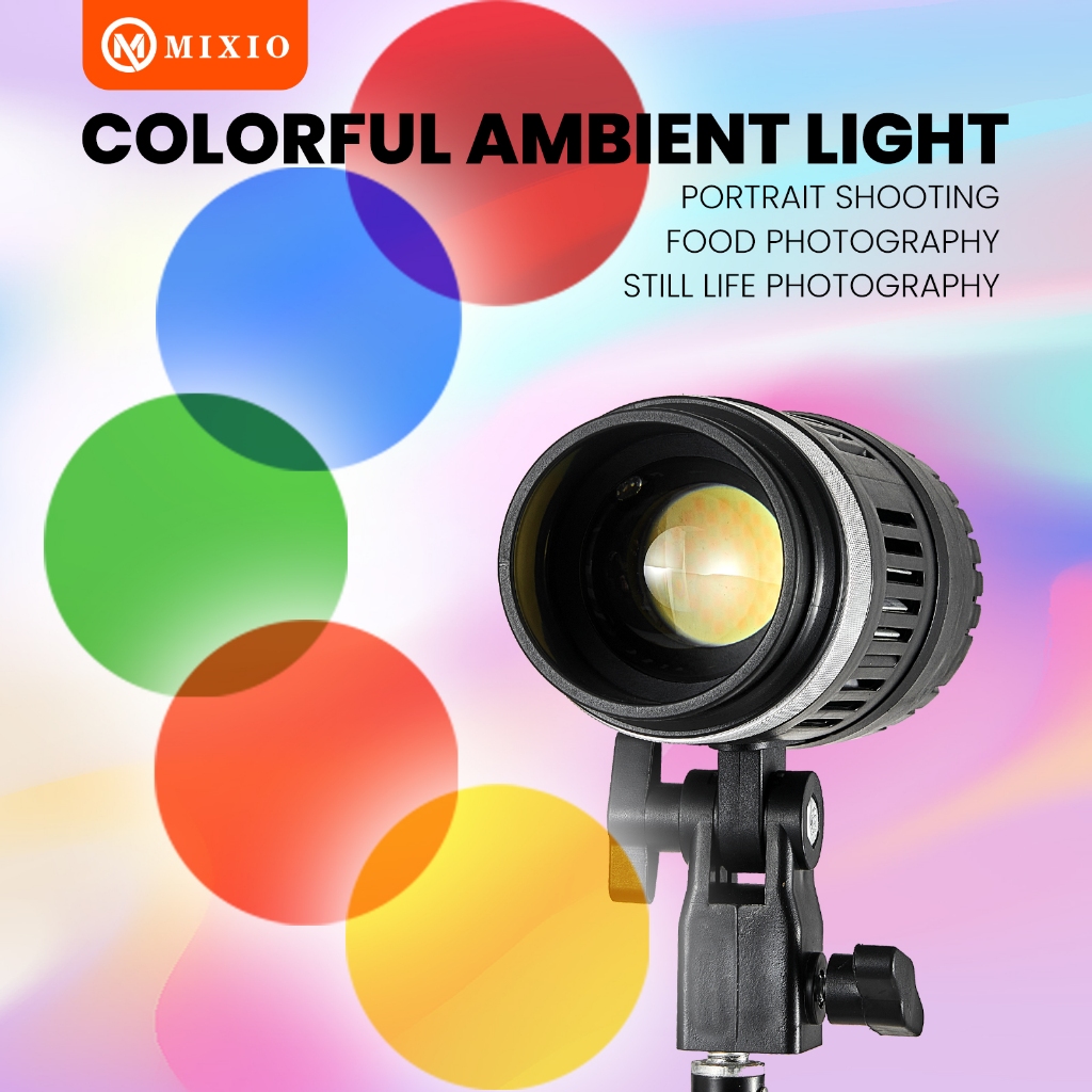 Jual MIXIO PL-300 Spot light Lampu Foto LED Live Streaming Profesional ...