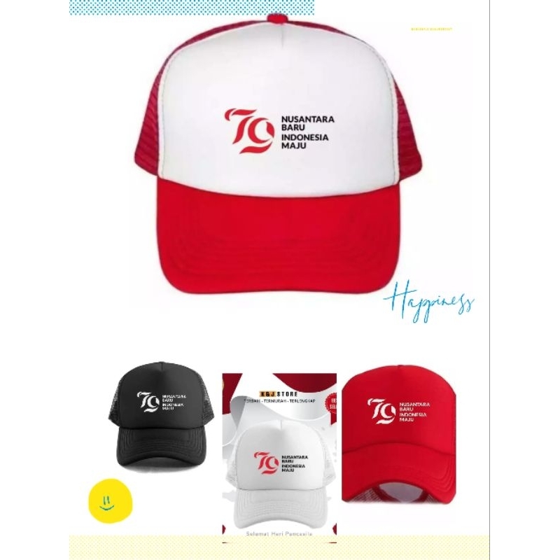 Jual Topi Merah Putih Topi Hut Ri Topi Kemerdekaan Ri Topi Fashion ...
