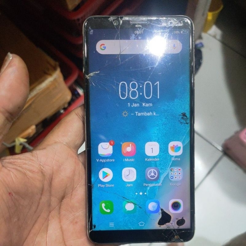 Jual vivo v7 4/32 minus retak baca deskripsi !!! | Shopee Indonesia