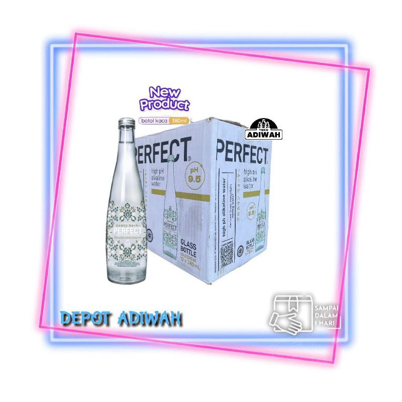 Jual Perfect Alkaline Water pH9.5 pet 380ml (isi 12 botol kaca) | Shopee Indonesia
