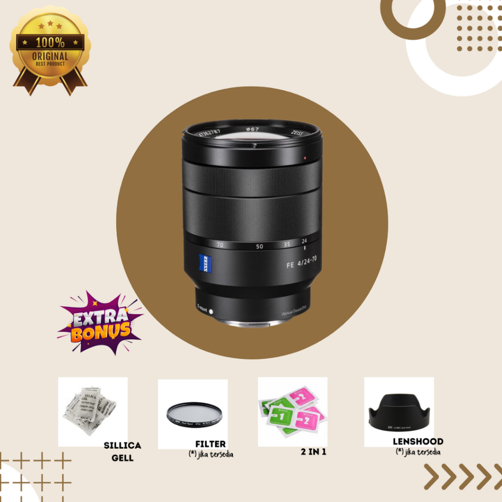 Jual LENSA ZEISS SONY 24-70MM F4 ZA OSS | Shopee Indonesia