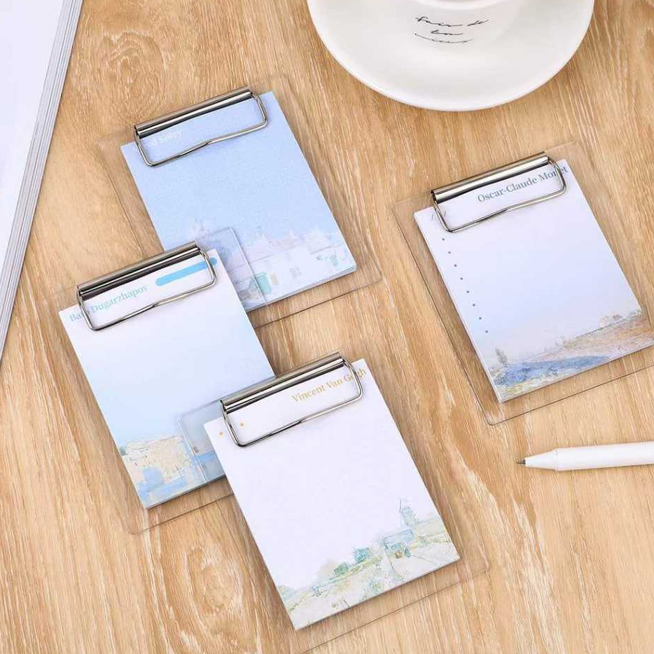Jual MINI CLIPBOARD Dengan MEMOPAD ukuran kecil isi 30 lembar | Shopee ...