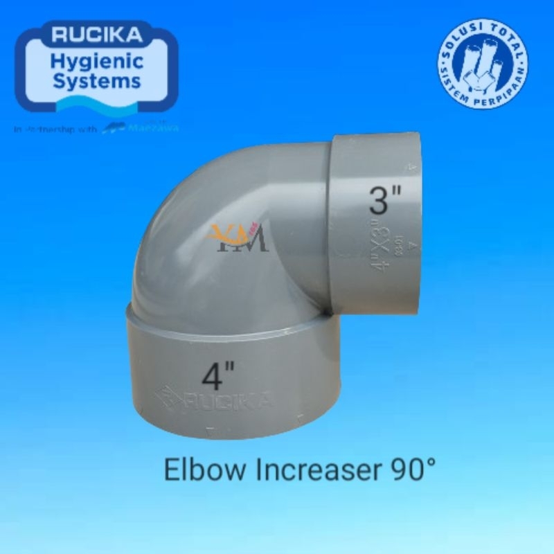 Jual Elbow Increaser VUL Rucika UK: 4x3 Inch | Shopee Indonesia