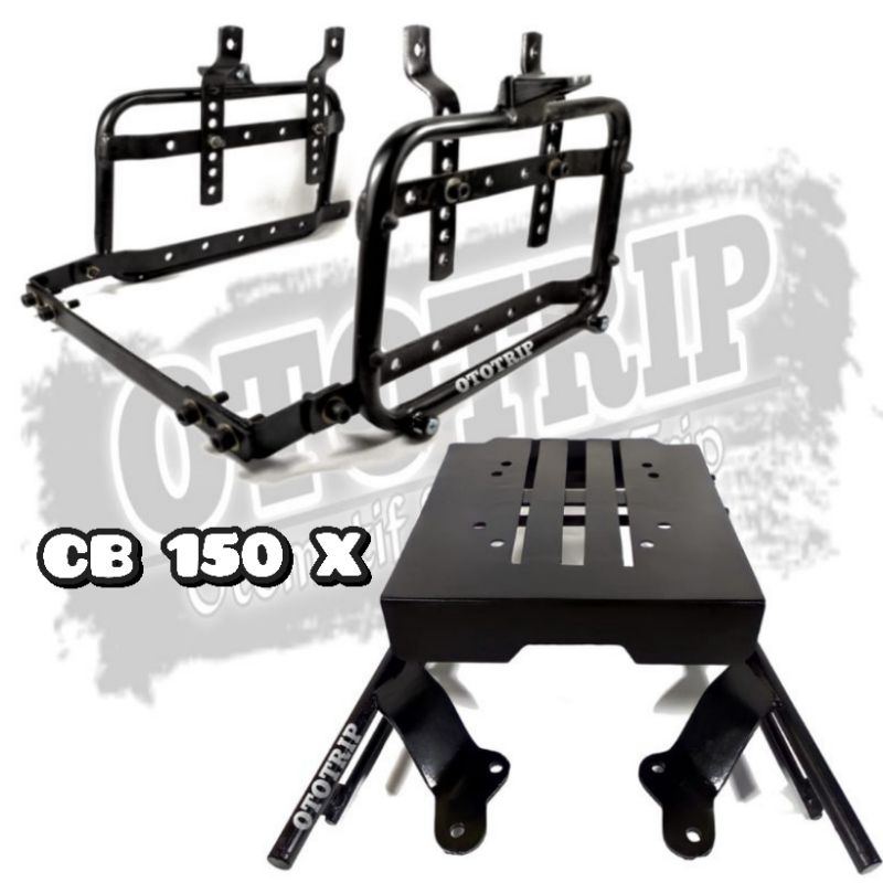 Jual Paket komplit CB 150X Breket Top Box Model Geser dan Breket BOX ...