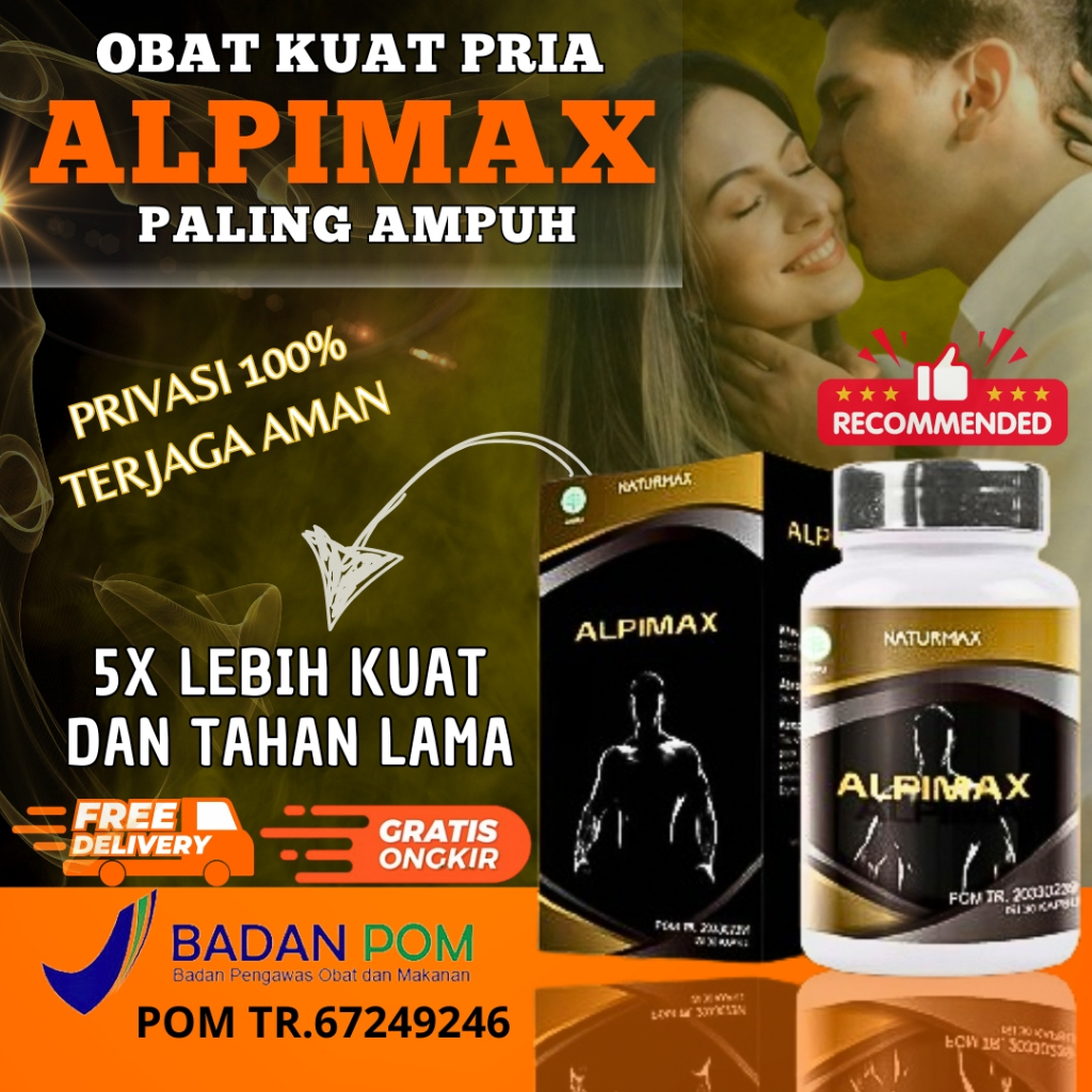 Jual ALPIMAX OBAT KUAT HERBAL STAMINA PRIA TERBAIK TAHAN LAMA paling ampuh 100% original ( BPOM ...