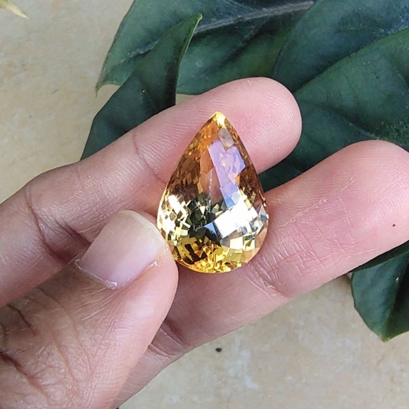 Jual Batu Permata Mulia Yellow Citrine - Batu Kecubung Kuning Asli ...