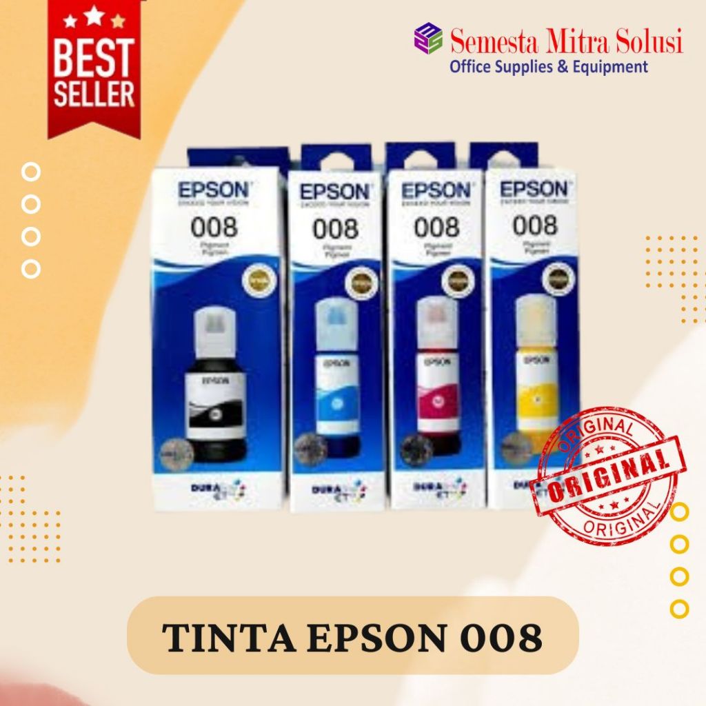 Jual TINTA PRINTER EPSON 008 ORIGINAL | Shopee Indonesia