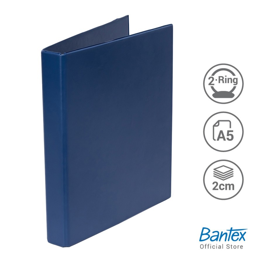 Jual Bantex Ring Binder A5 Tempat Berkas Dokumen Album Foto 2O-20 mm ...