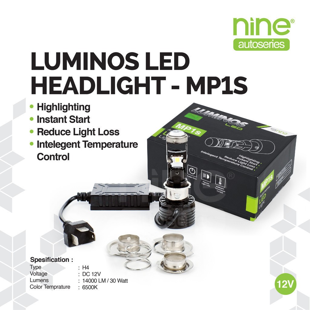 Jual LAMPU / BOHLAM LED MINI PROJECTOR MP1S 9NINE LUMINOS ORIGINAL ...