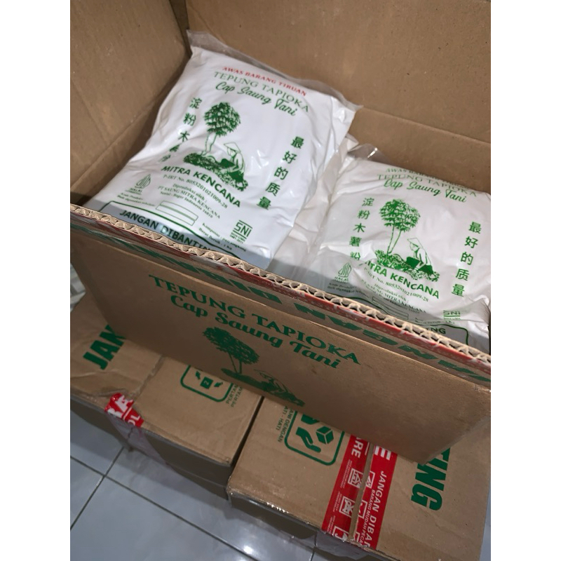 Jual Tepung Sagu Tapioka Cap Saung Tani 1 Dus (10 KG) | Shopee Indonesia