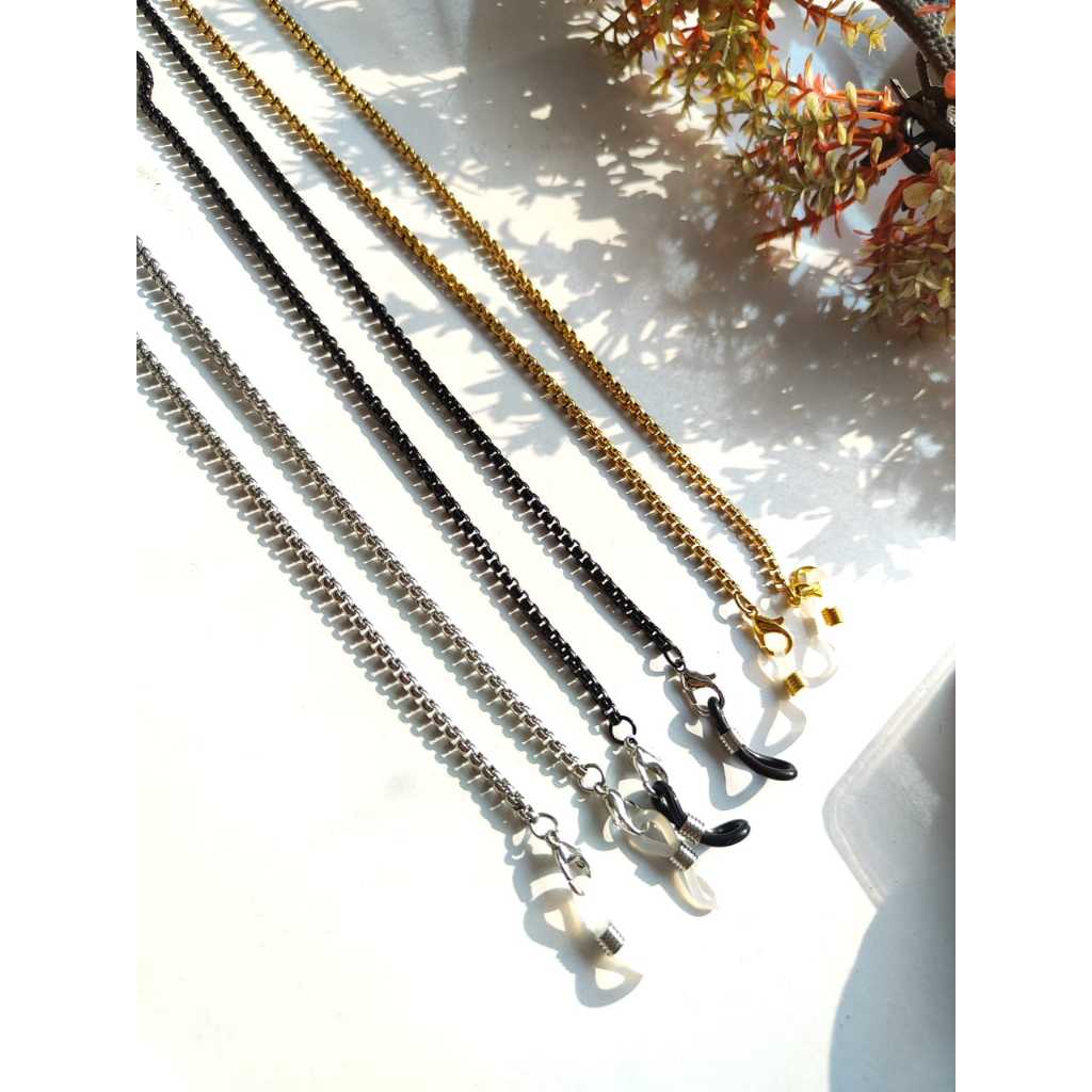 Jual RANTAI KACAMATA TITANIUM ROLLOW 100% ORIGINAL PREMIUM | Shopee ...