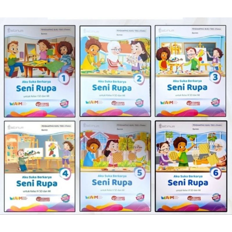 Jual Buku Seni Rupa Musik Teater Platinum kelas 1 2 3 4 5 6 SD kurikulum merdeka Penerbit Tiga ...