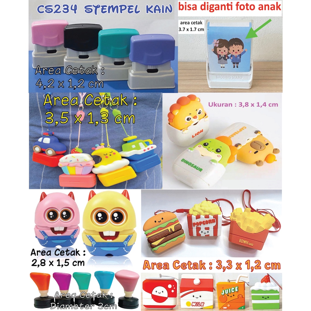 Jual Stamp BAJU (KAIN) Custom Stempel Nama | Shopee Indonesia