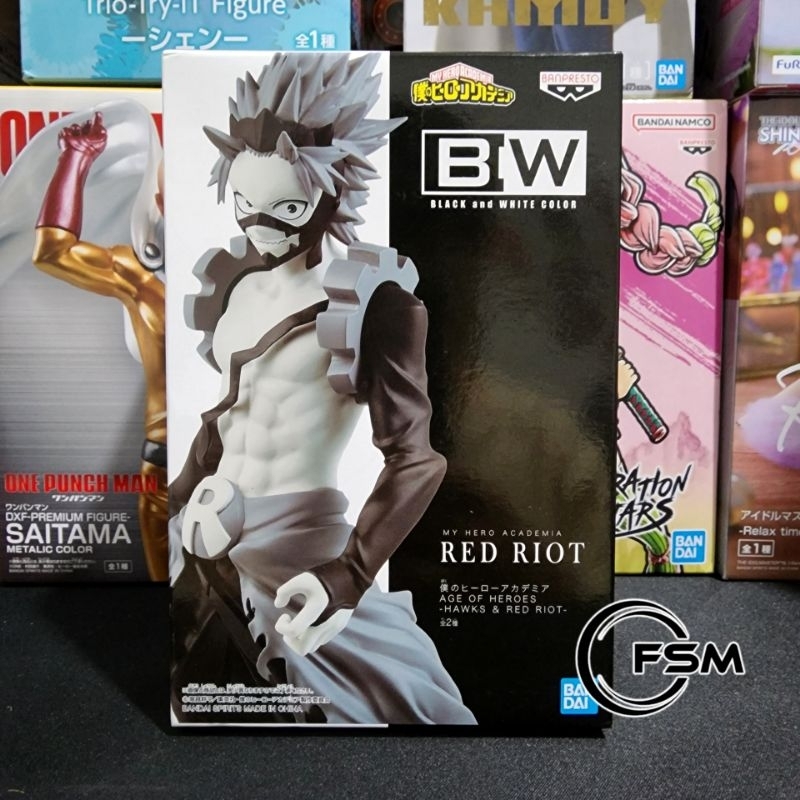 Jual My Hero Academia Red Riot Black & White Figure Boku no Hero ...