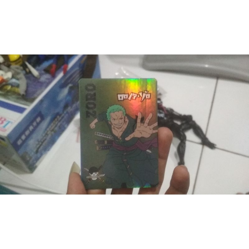 Jual chatime x one photocard hologram zoro pc holo | Shopee Indonesia