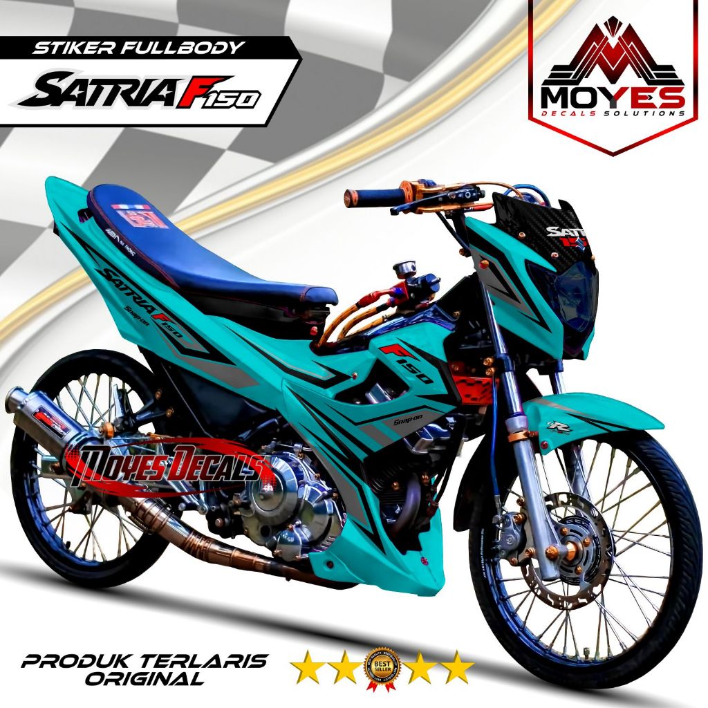 Jual Decal Motor Satria F 150 Facelift - Stiker Motor Satria F 150 ...