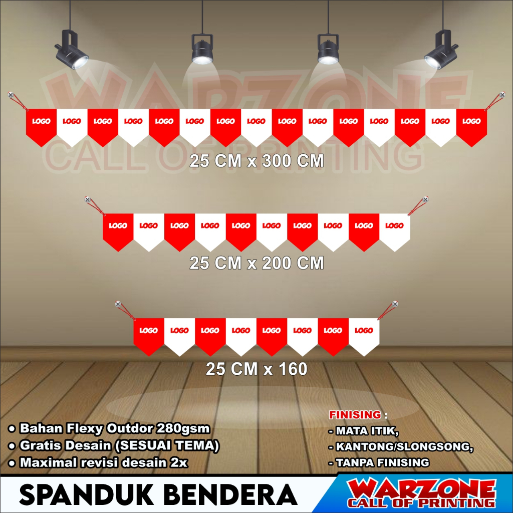 Jual SPANDUK/BANNER/MMT BENDERA DESAIN BEBAS | Shopee Indonesia