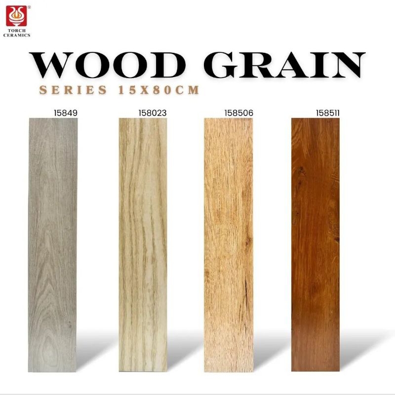 Jual Granit lantai / dinding troch Wood grain 15×80 motif serat kayu | Shopee Indonesia