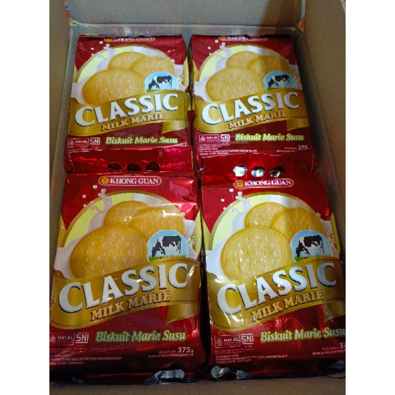 Jual KHONG GUAN CLASSIC MILK MARIE SUSU | Shopee Indonesia