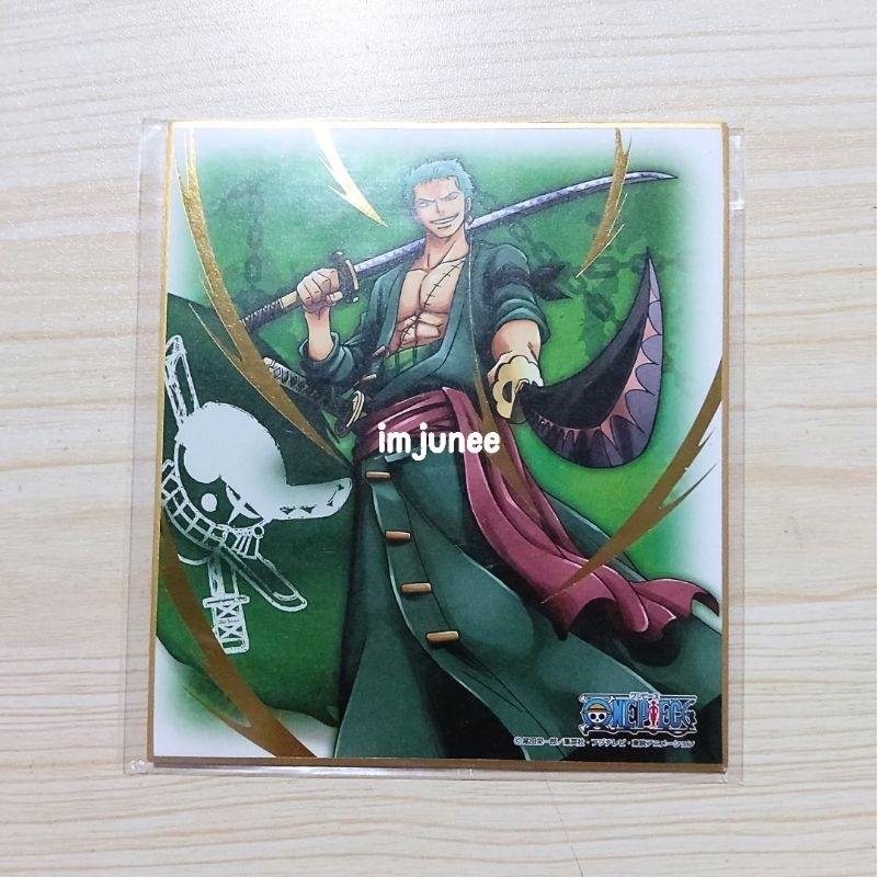 Jual one piece roronoa zoro official ichiban kuji shikishi shikisi ...