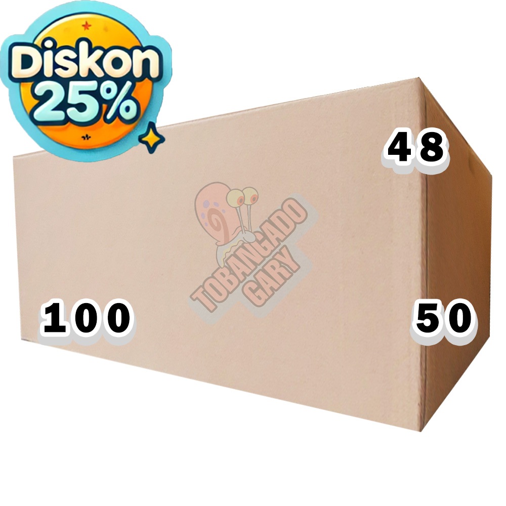 Jual Kardus Karton Box Besar 100x48x50 Dus Packing Pindahan Tebal Polos ...