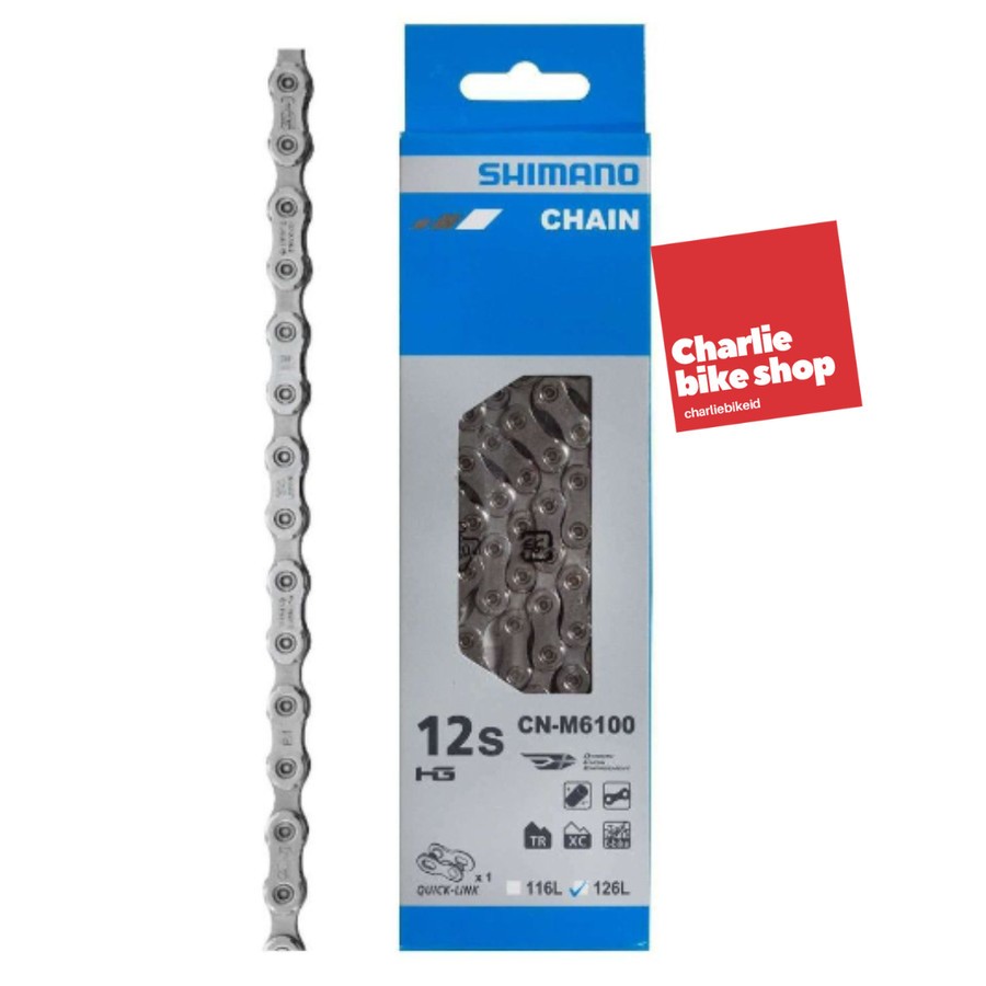 Jual Rantai Sepeda SHIMANO Chain 105 Deore CN-M6100 126L Quick Link ...