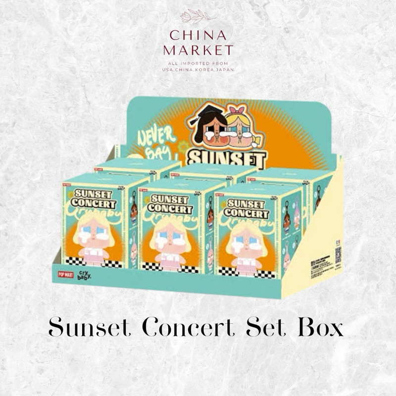 Jual [Fast Po] Cry Baby x Sunset Concert Set Box Original Pop Mart ...
