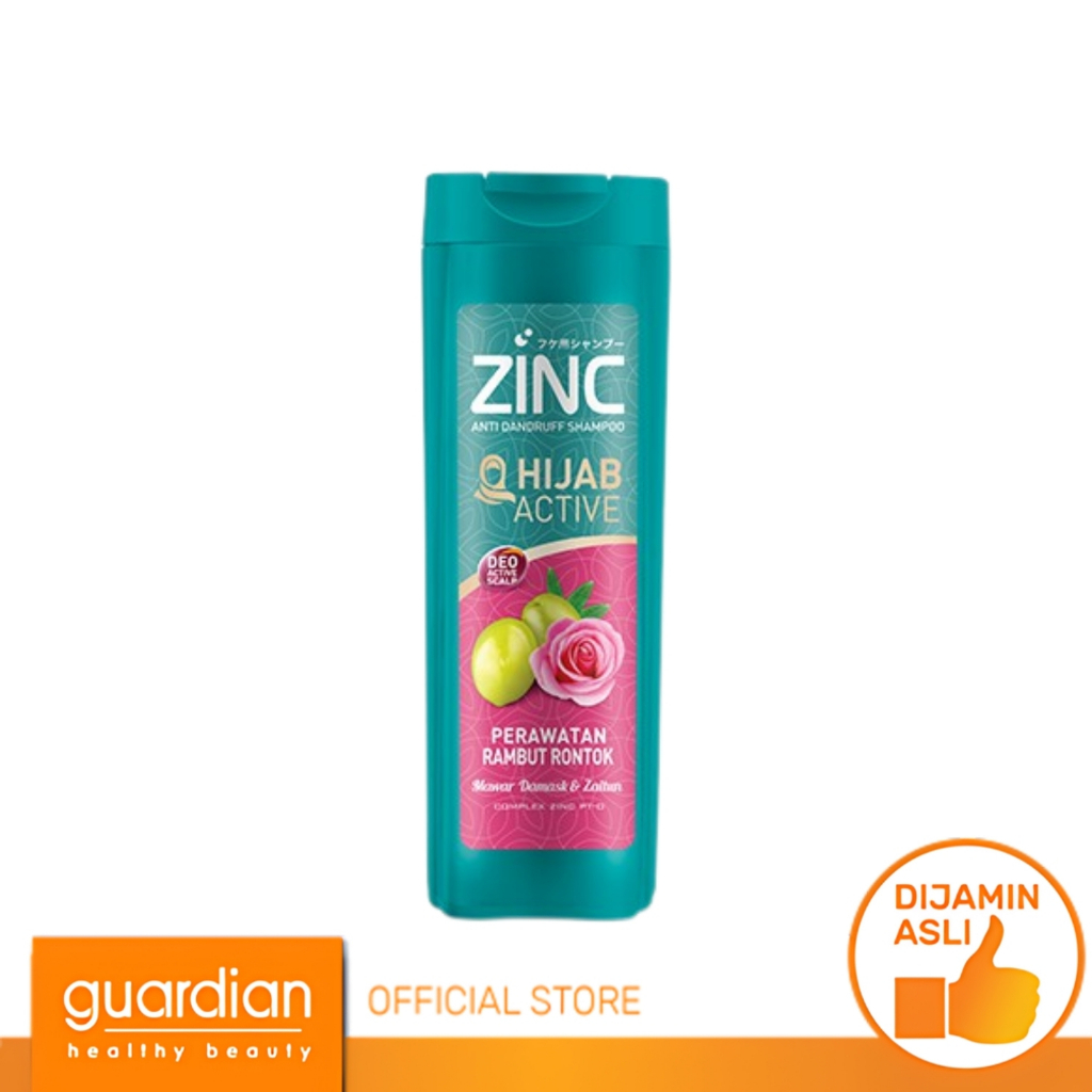 Jual ZINC Hijab Perawatan Rambut Rontok Shampoo 340ml | Shopee Indonesia