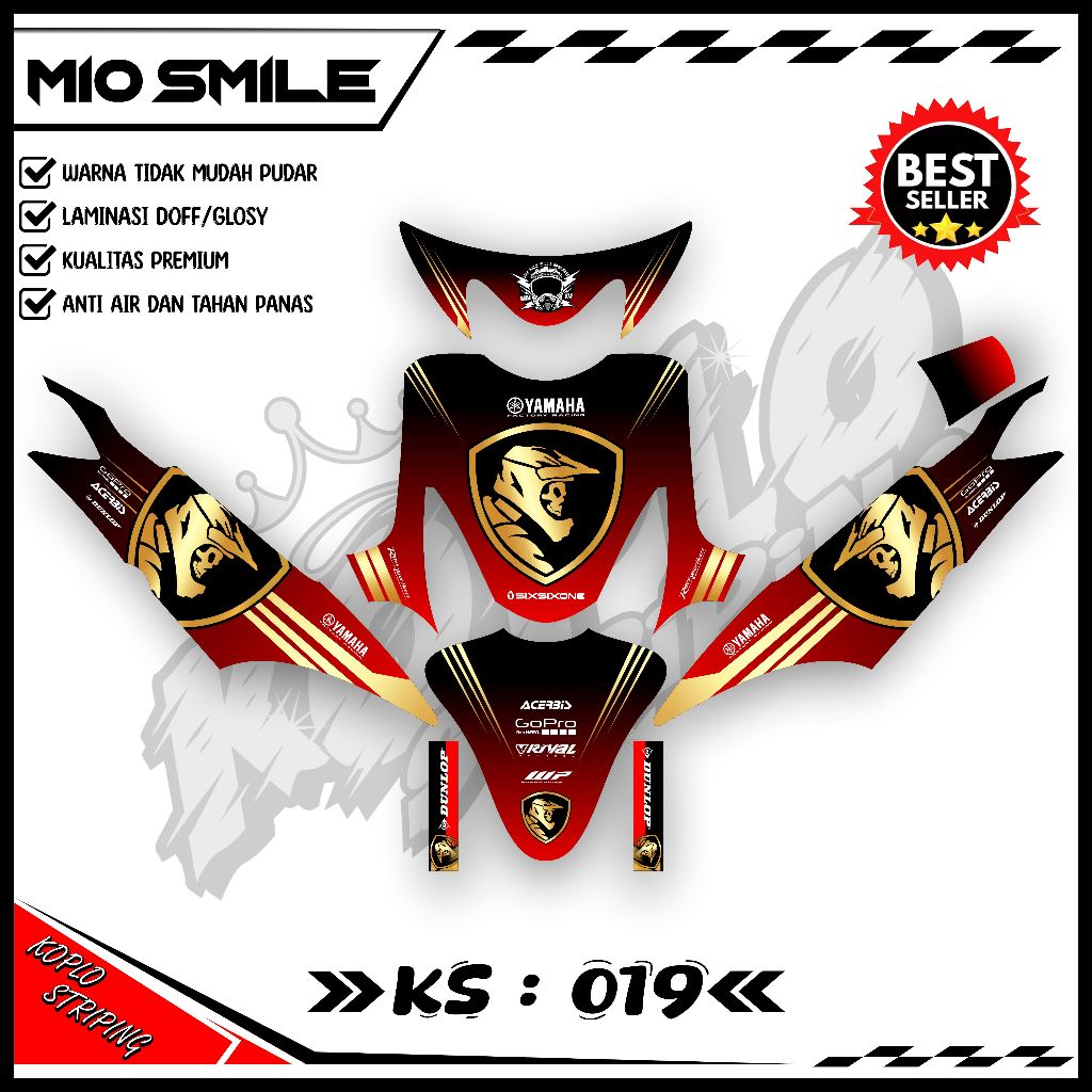 Jual Decal Mio Smile Full Body - Decal Mio Smile. KPL.019 | Shopee ...