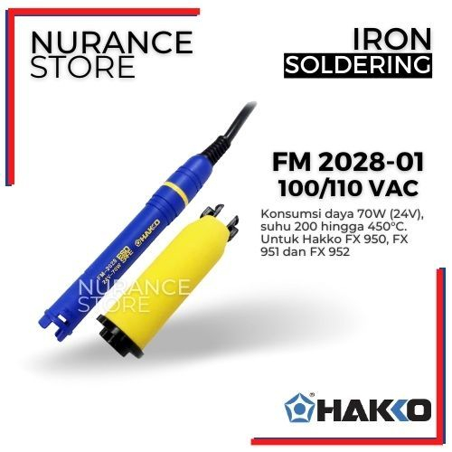 Jual HAKKO IRON SOLDERING FM 2028-01 (VOLTAGE 100/110V) | Shopee Indonesia