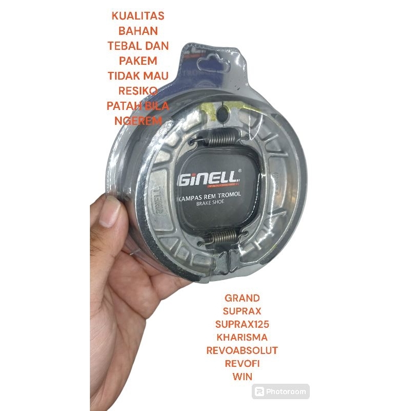 Jual SEPATU REM KAMPAS SUPRA REM KAIN REM REVO KHARISMA LEGENDA ...