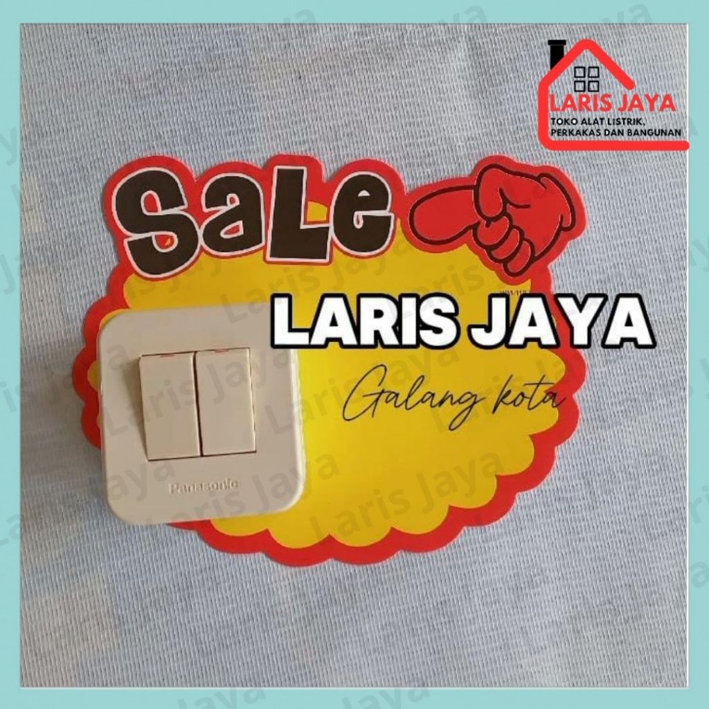 Jual Laris Jaya I Saklar Timbul Tunggal dan Seri Panasonic WSJ3001 dan ...