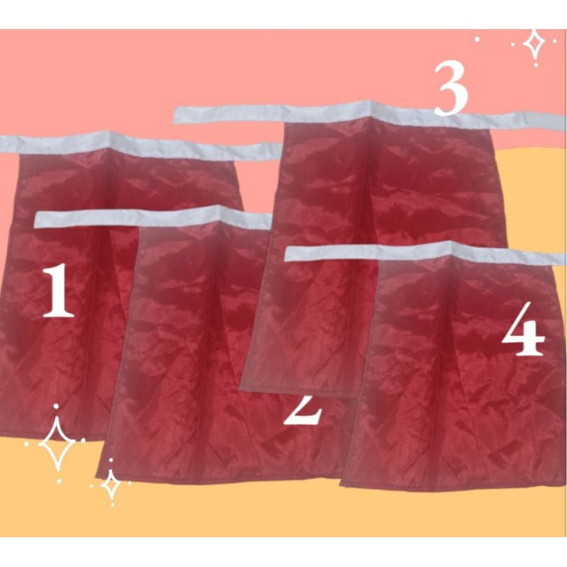 Jual Syal Paskibra Merah Putih/Kacu Paskibraka /Perlengkapan Paskibraka ...