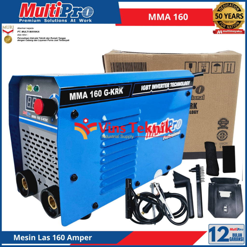 Jual Mesin Las Listrik Inverter IGBT 160A MMA 160 MULTIPRO MMA160 ...