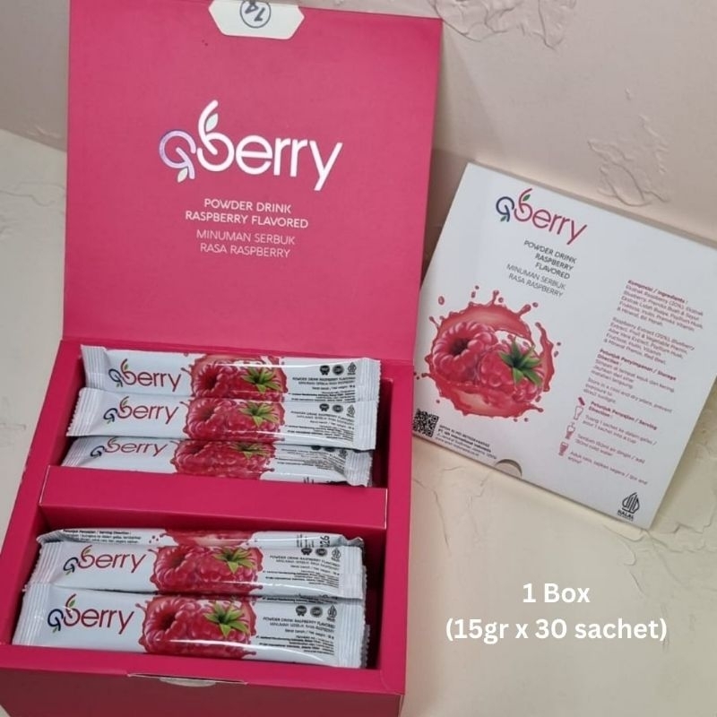 Jual QBerry BOX minuman nutrisi serat (Diet, tampil sehat & bugar, mengatasi konstipasi dan ...