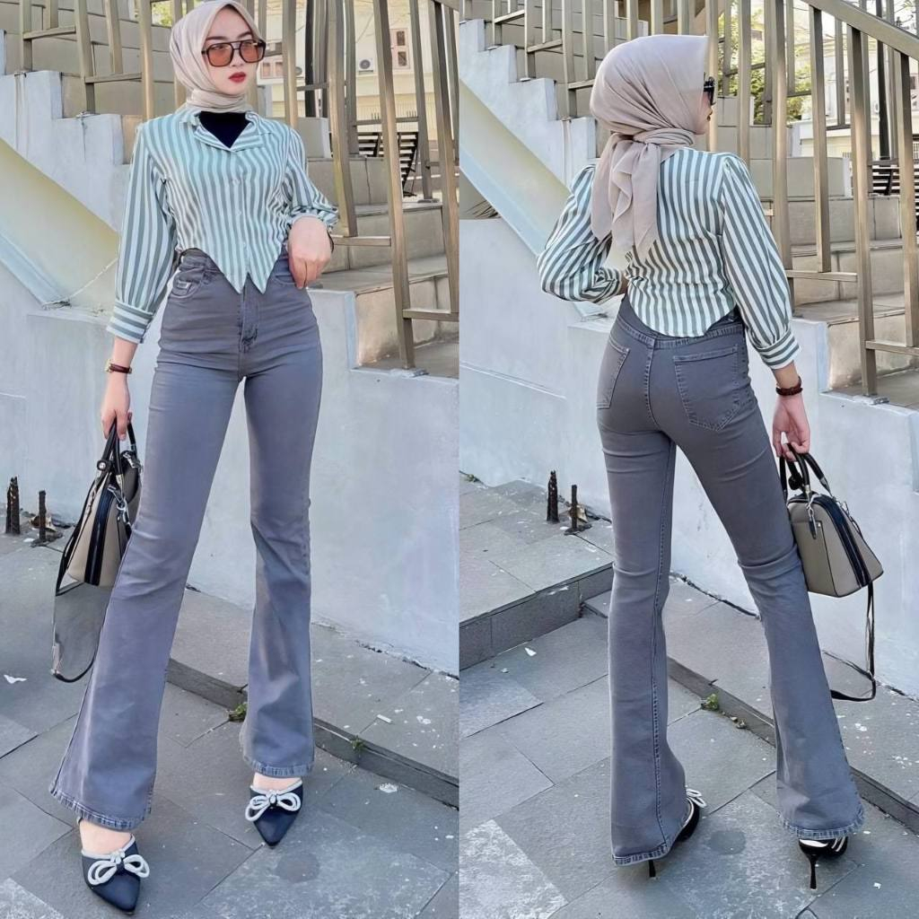 Jual CUTBRAY JEANS HIGHWAIST KOREAN STYLE HANGOVER JEANS VOLL 2 | Shopee Indonesia