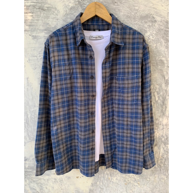 Jual Flannel Uniqlo Second Original | Shopee Indonesia