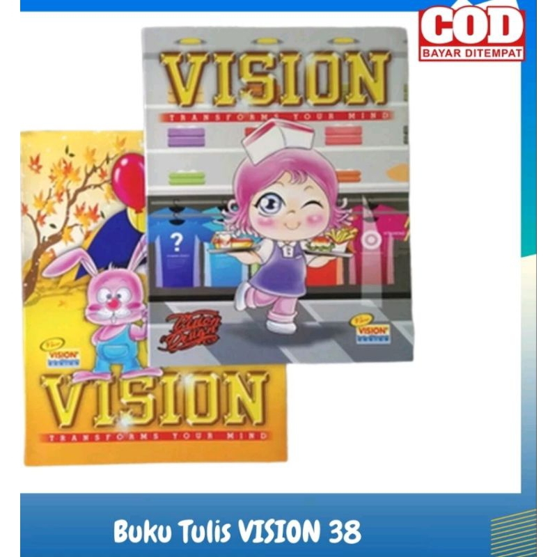 Jual buku vision isi 38 lembar 1pak isi 10 buku | Shopee Indonesia