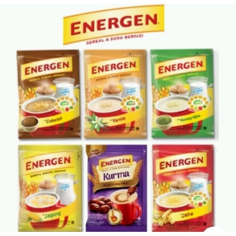 Jual 1 sachet Energen Sereal & Susu Cokelat Coklat 34gram Minuman ...