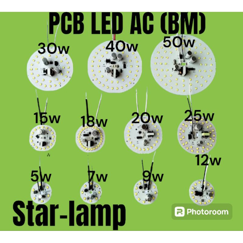 Jual PCB LED AC (BM) 5W 7W 9W 12W 15W 18W 20W 25W | Shopee Indonesia