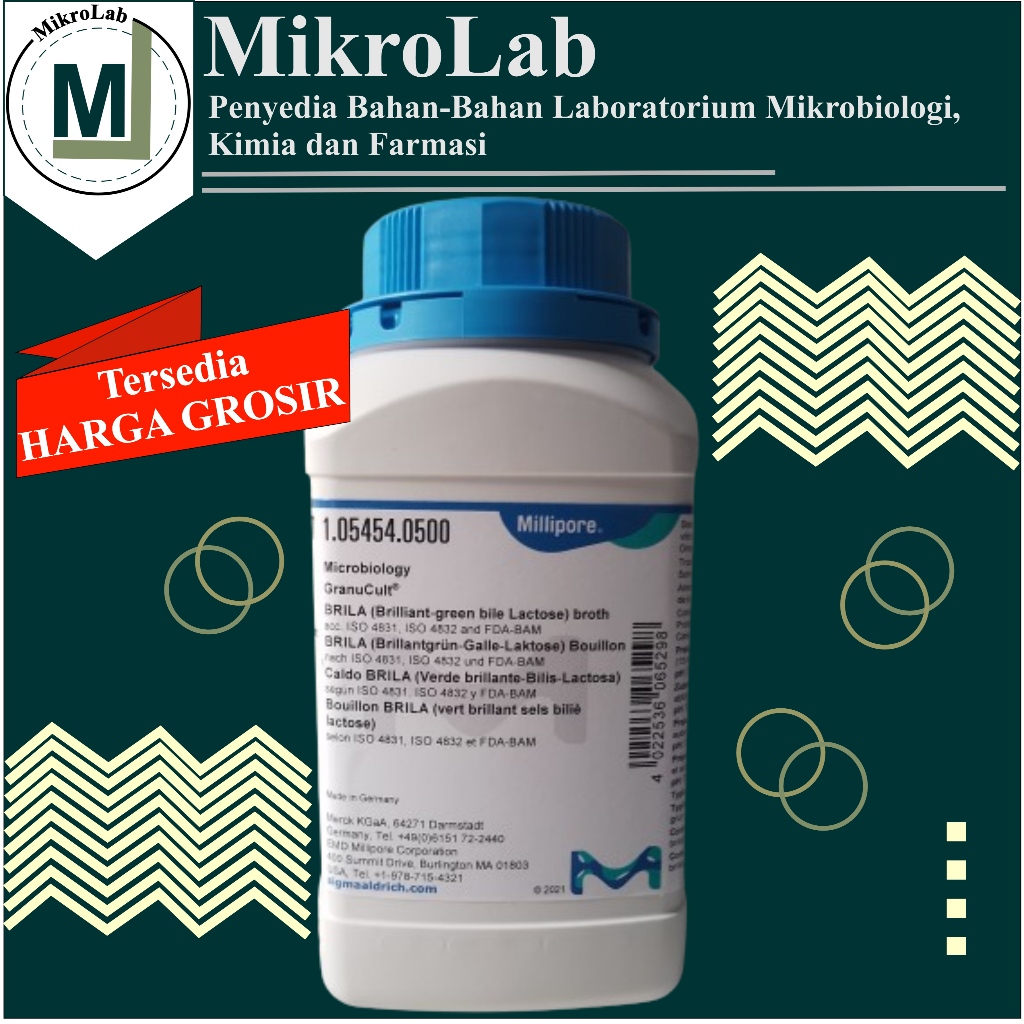 Jual Media BGLB / Brilliant Green Bile Lactose Broth / BRILA | Shopee ...