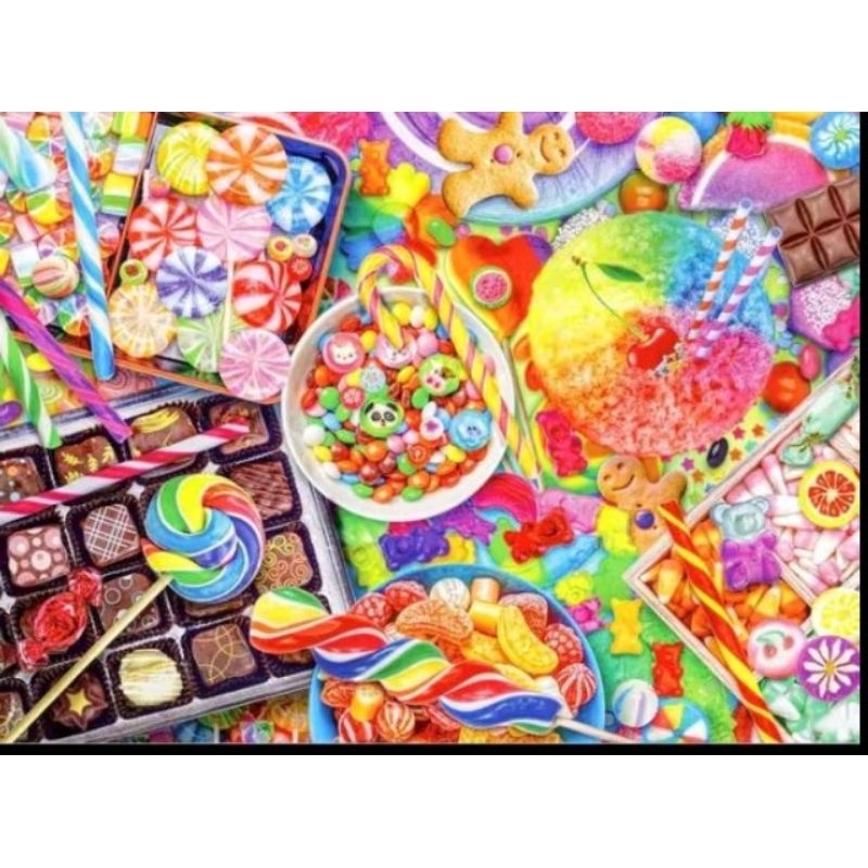 Jual DIY Paket kristik candy permen full cross stitch 14ct | Shopee ...
