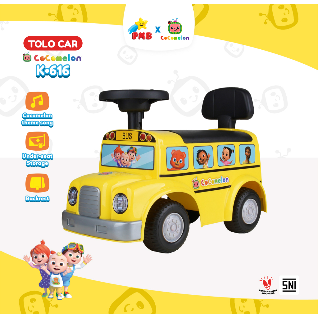 Jual Mainan Mobil Anak Tolocar Cocomelon Series K616 - PMB Toys ...