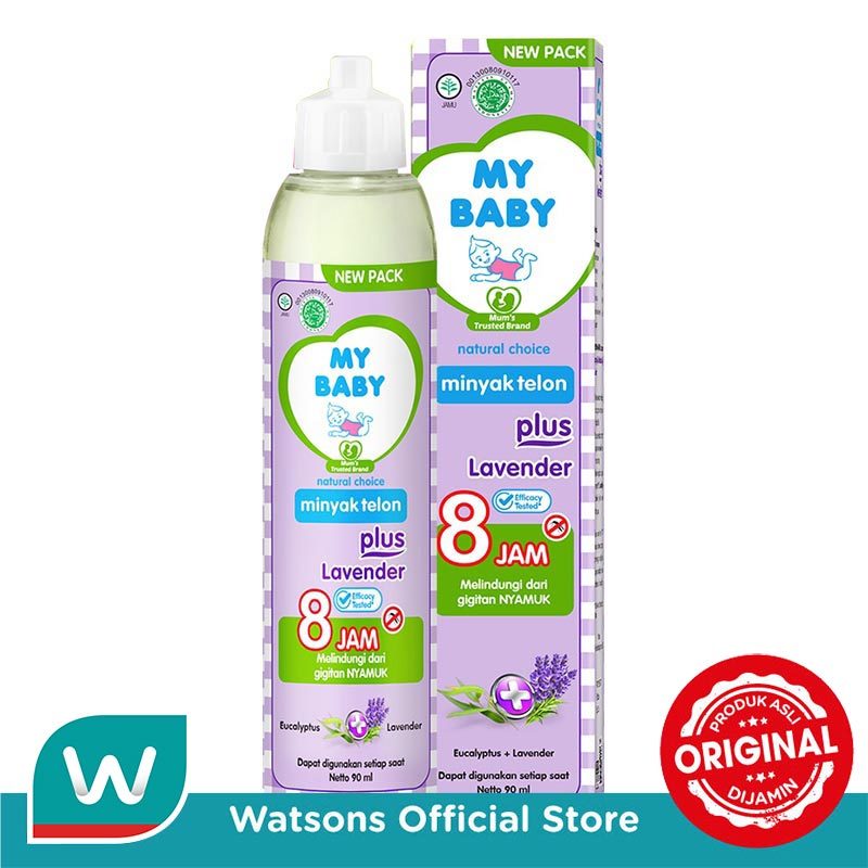 Jual My Baby Minyak Telon Lavender Plus 90 ML | Shopee Indonesia