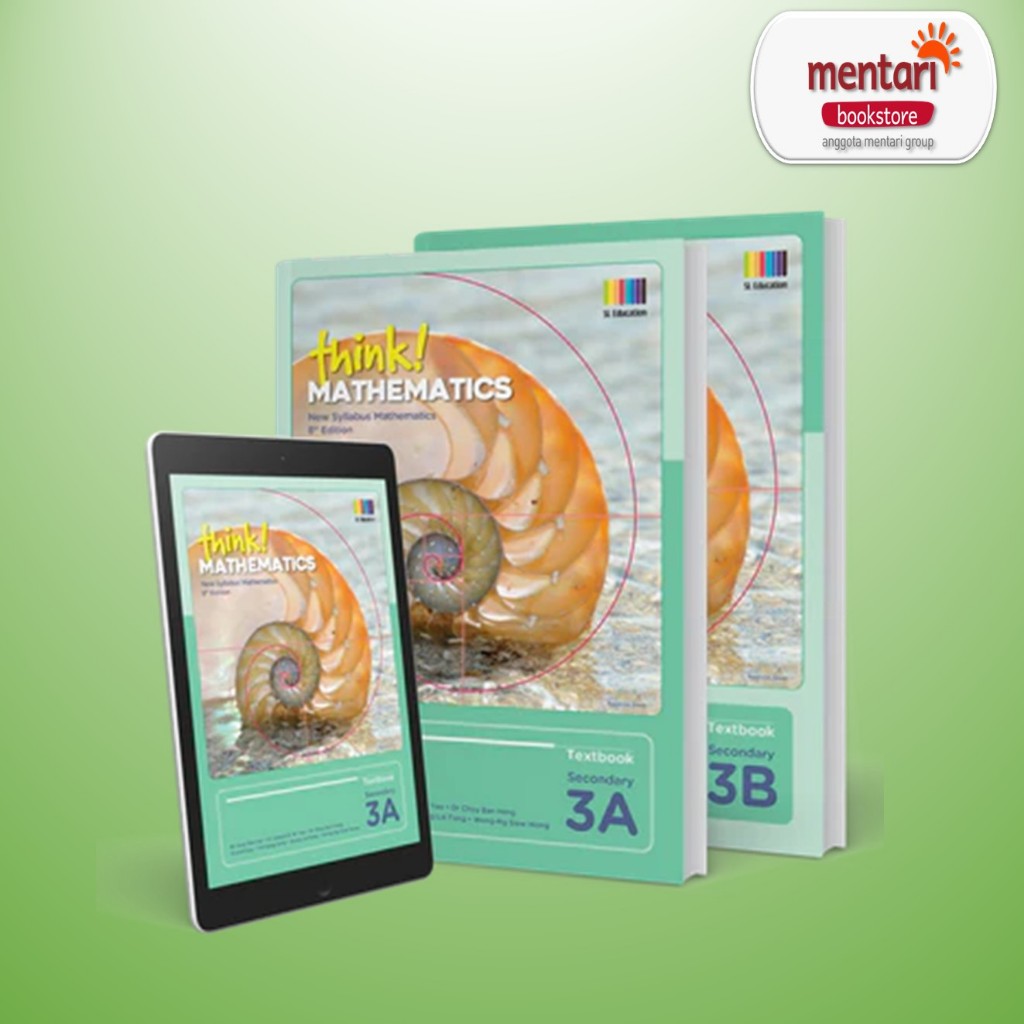 Jual think! Mathematics Secondary Textbook 3A & 3B (8th Edition) (Print ...