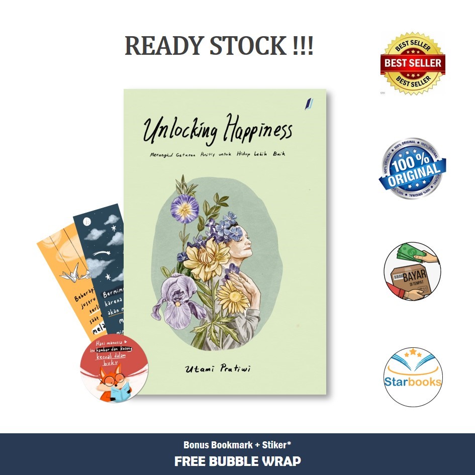 Jual Jendela - Buku Unlocking Happiness by Utami Pratiwi (Motivasi ...